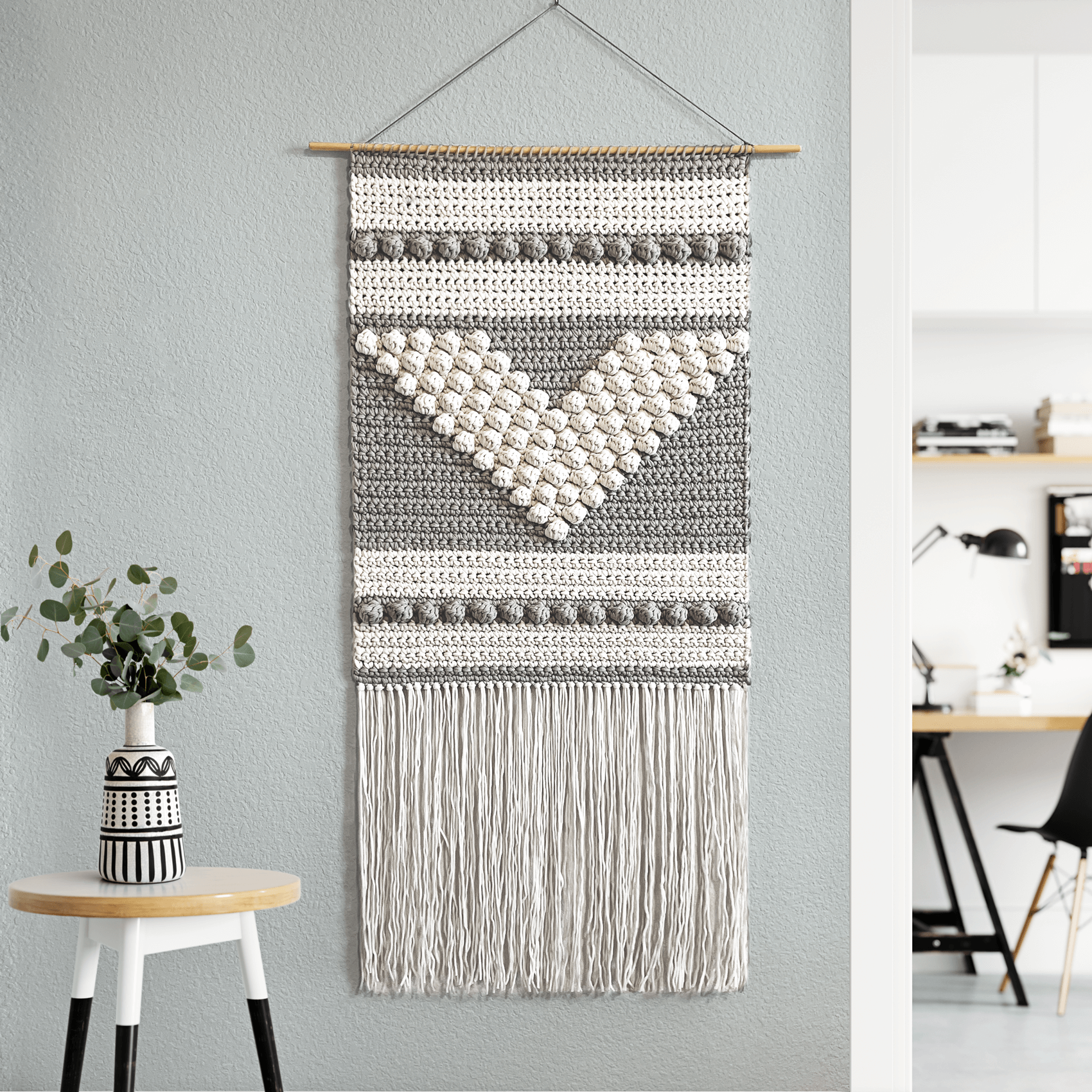 Chunky Boho Wall Hanging | Crochet Pattern – Little Light Design Co.