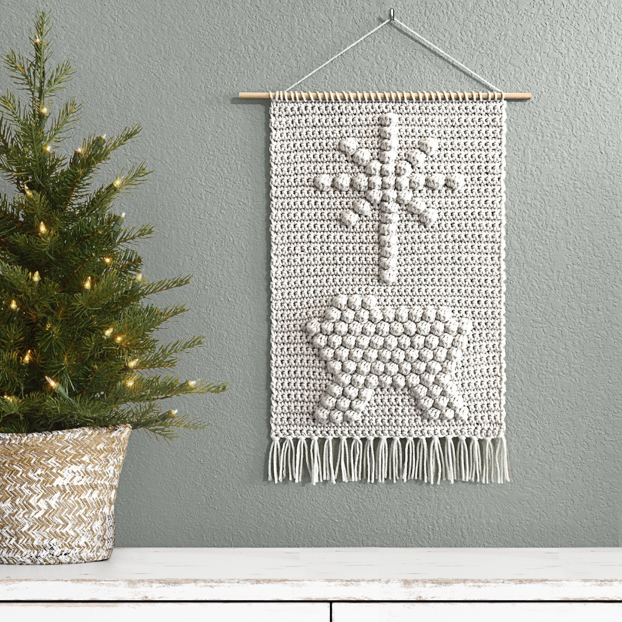 Christ is Born Wall Hanging Pattern | Crochet Pattern – Little Light ...