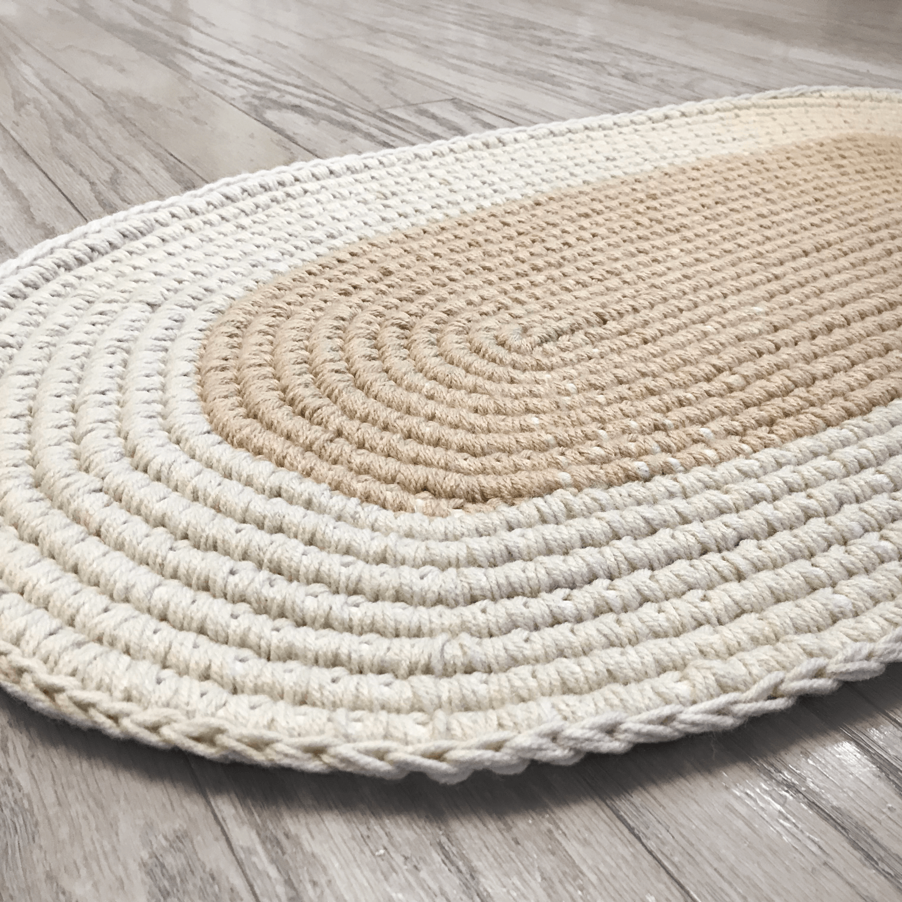 Oval Cord Mat | Crochet Pattern – Little Light Design Co.